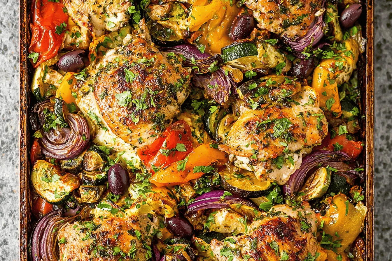 greek sheet pan chicken — Easy Dinner Recipe