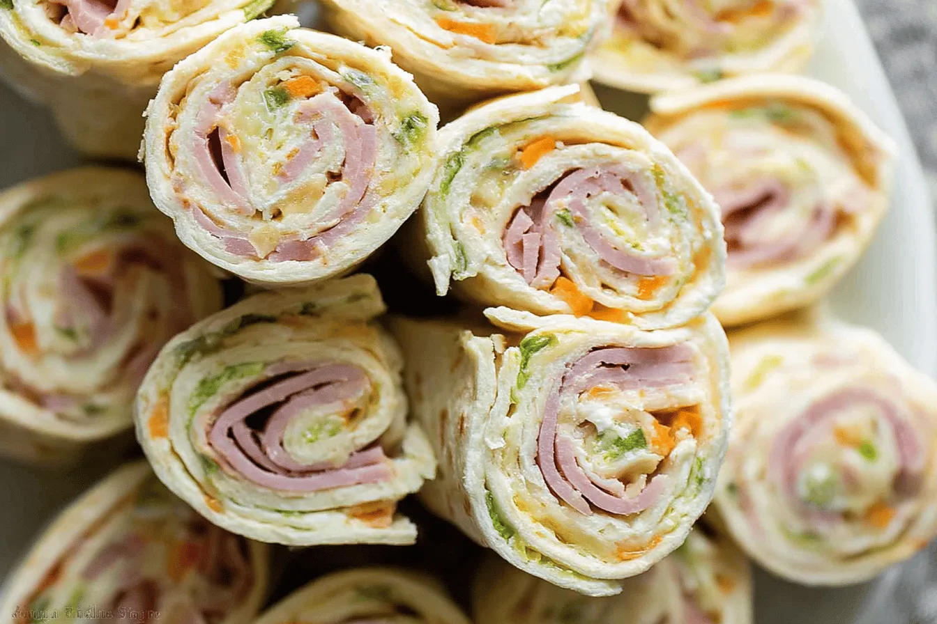 ham cheese tortilla roll ups — Easy Lunch Recipe