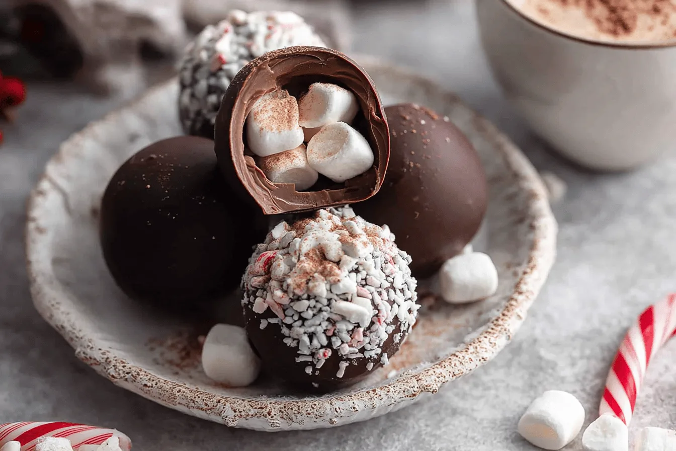hot chocolate bomb — Cozy Dessert Recipe