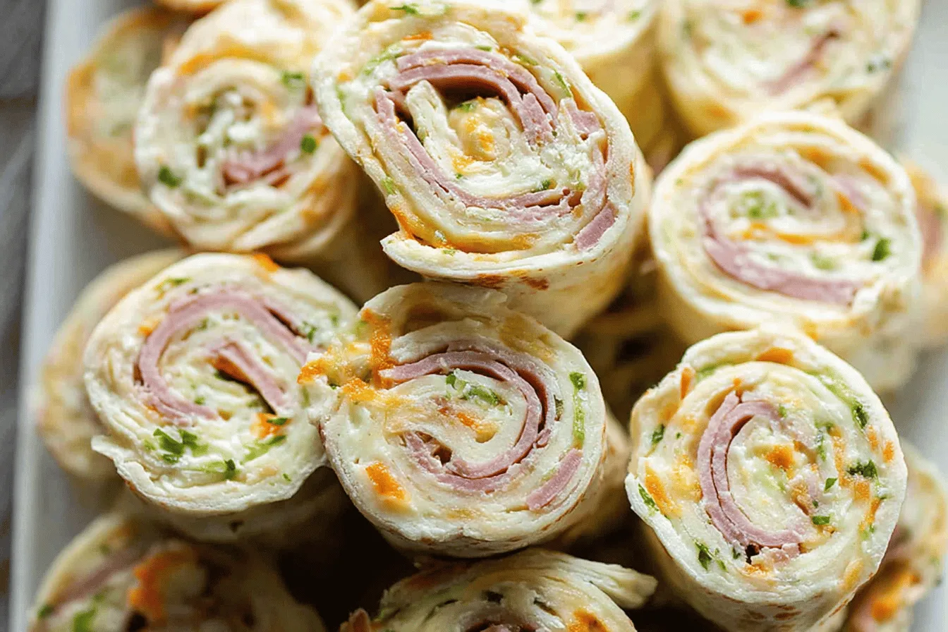 ham cheese tortilla roll ups — Easy Lunch Recipe