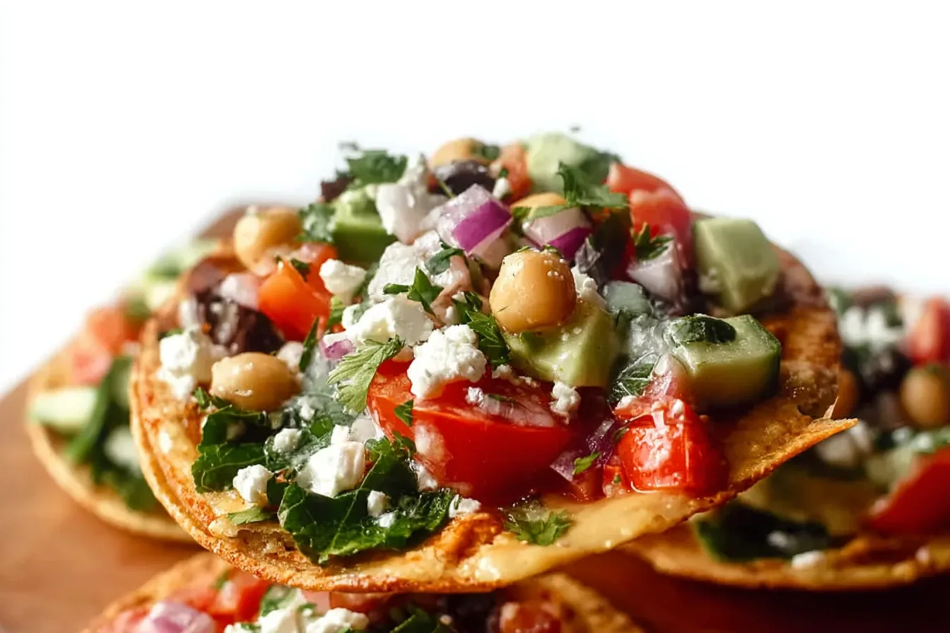 Mediterranean Tostadas — Easy Lunch Recipe